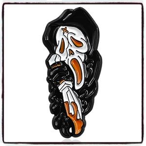 Jewelry | Scream Ghost Face Horror Enamel Pin Gothic Holiday | Poshmark